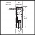 Pemko 4131NB Automatic Door Bottom | Trademark Hardware