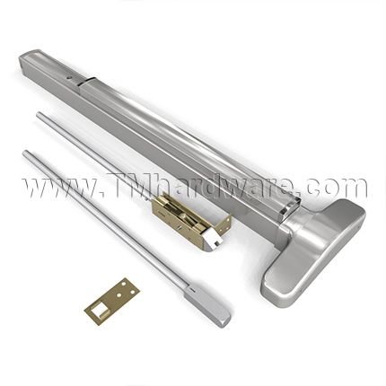 Falcon 24-C-EO Heavy Duty Concealed Vertical Rod Exit Device, Narrow ...